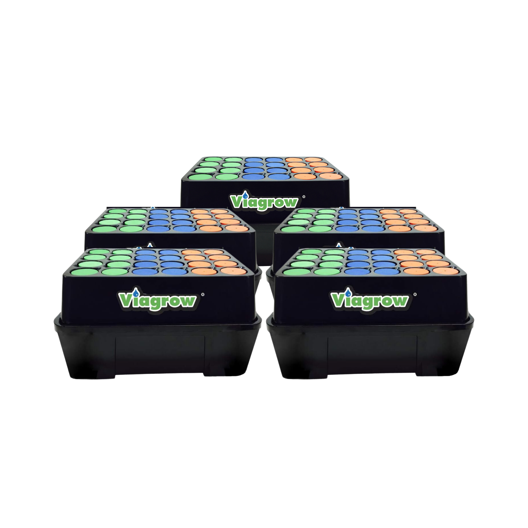 Viagrow Clone Machine 24-Site Black Plastic Round Indoor/Outdoor Aerop